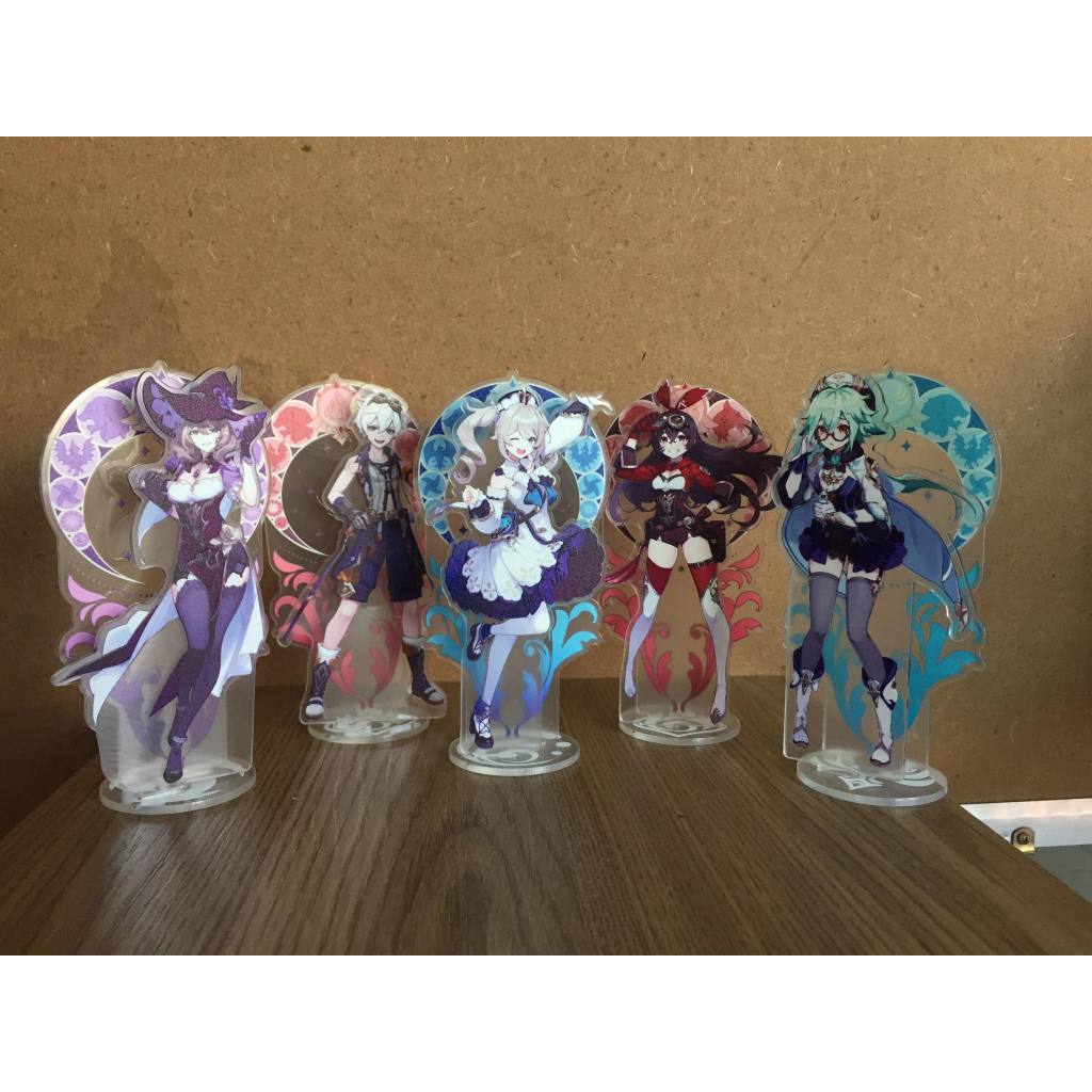 Standee Genshin Impact Chibi Game Cute Anime Desk And Desk Decoration ...
