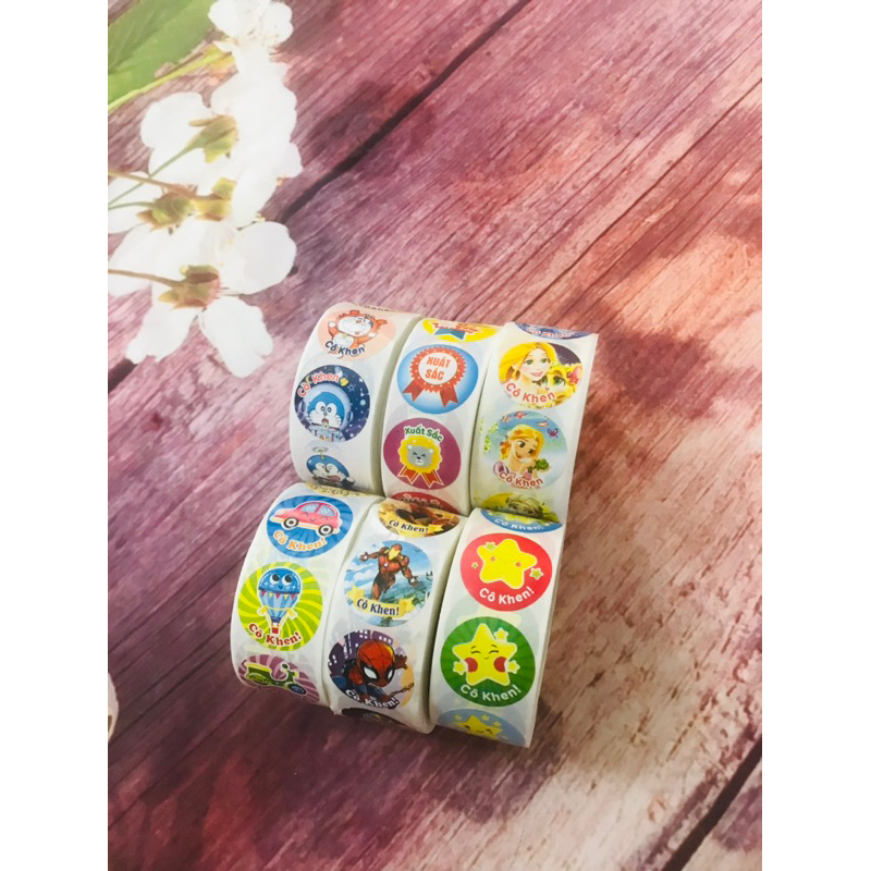 Sticker Roll Vietnamese Sample (500 Pictures / Roll) | Shopee Philippines