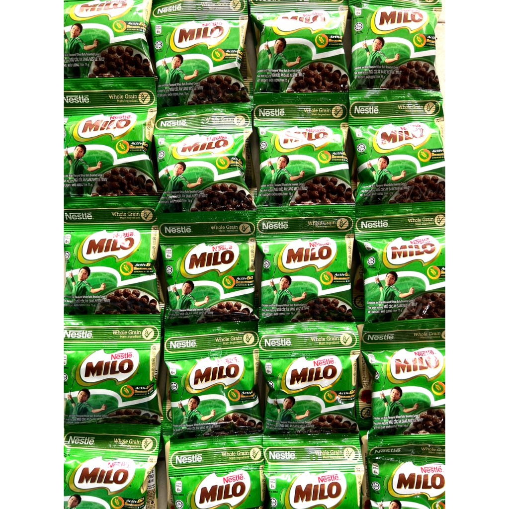 Milo Snacks - Nestle Milo Breakfast Cereal - 15gr Pack | Shopee Philippines