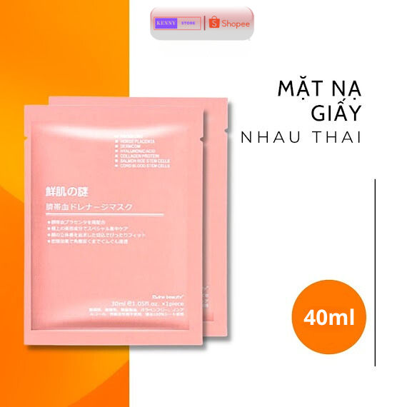 [2 Pieces] Japanese Sheep Placenta Mask for Skin Whitening ...