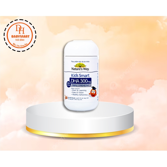 Nature's Way Kids Smart DHA 300mg Triple Strength Chewable Tablets ...