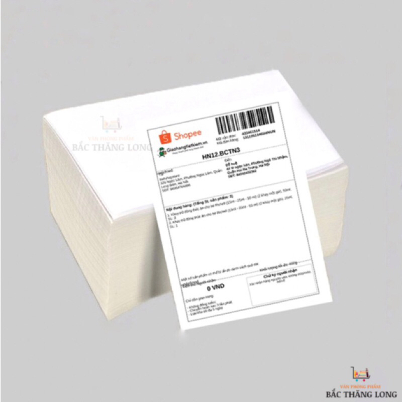 Thermal Printing Paper, Order Label Printing Size A7 (75x100mm ...