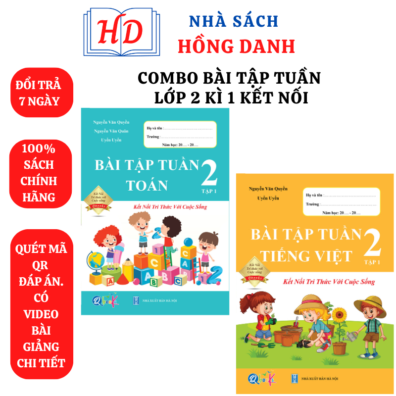 TRI Book - Math and Vietnamese Week Exercise Combo Grade 2 - Knowledge ...