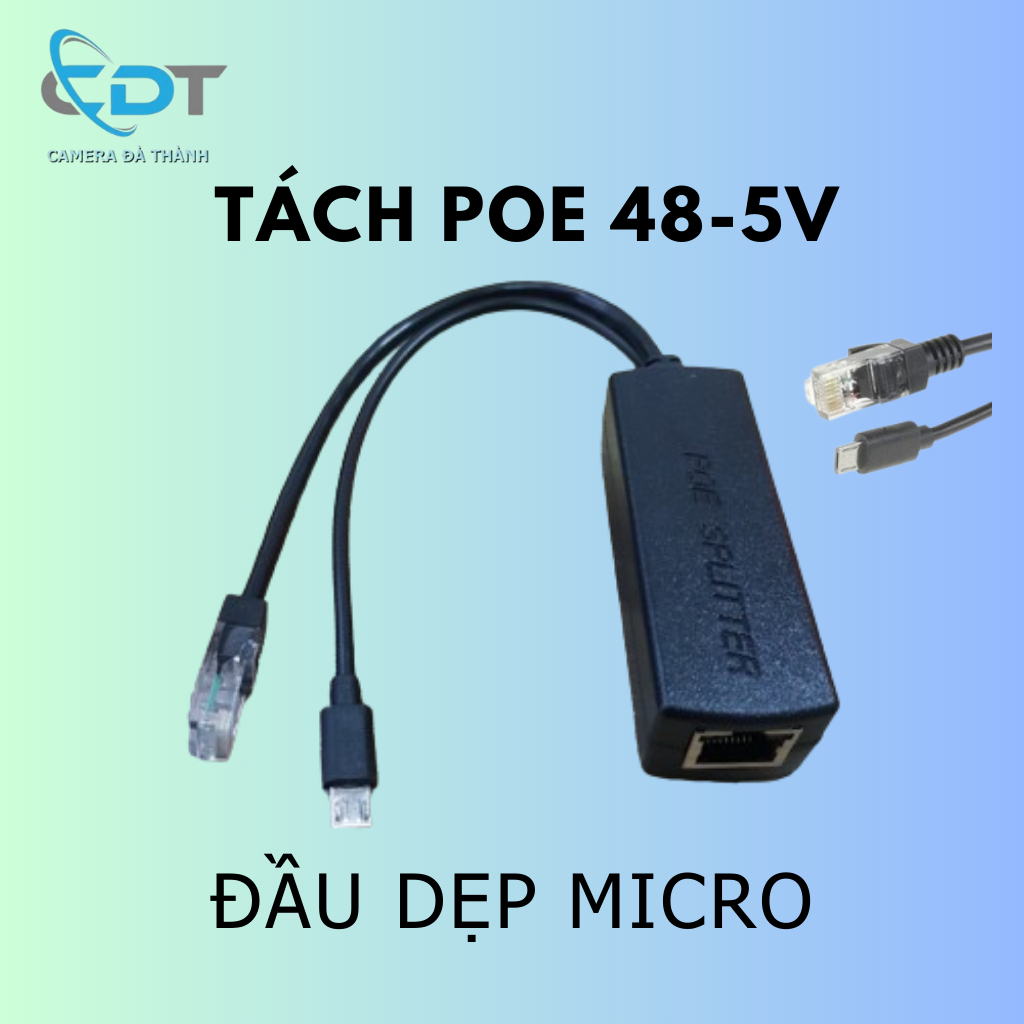 Poe Splitter signal Splitter Splits POE 48v to 5v for imou ezviz ...