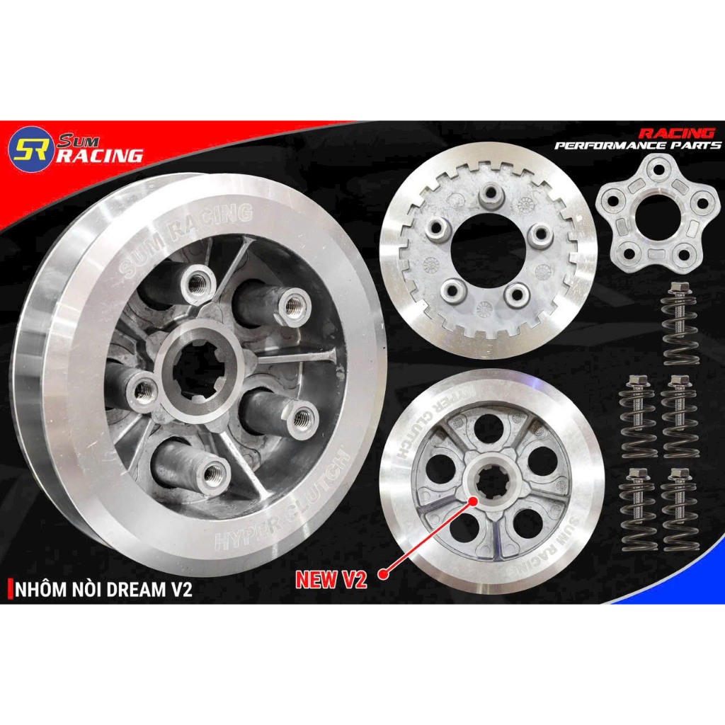 XO 5 Spring Clutch Set (5 Clutch Plates + 4 Iron Plates) [Sum-Racing ...