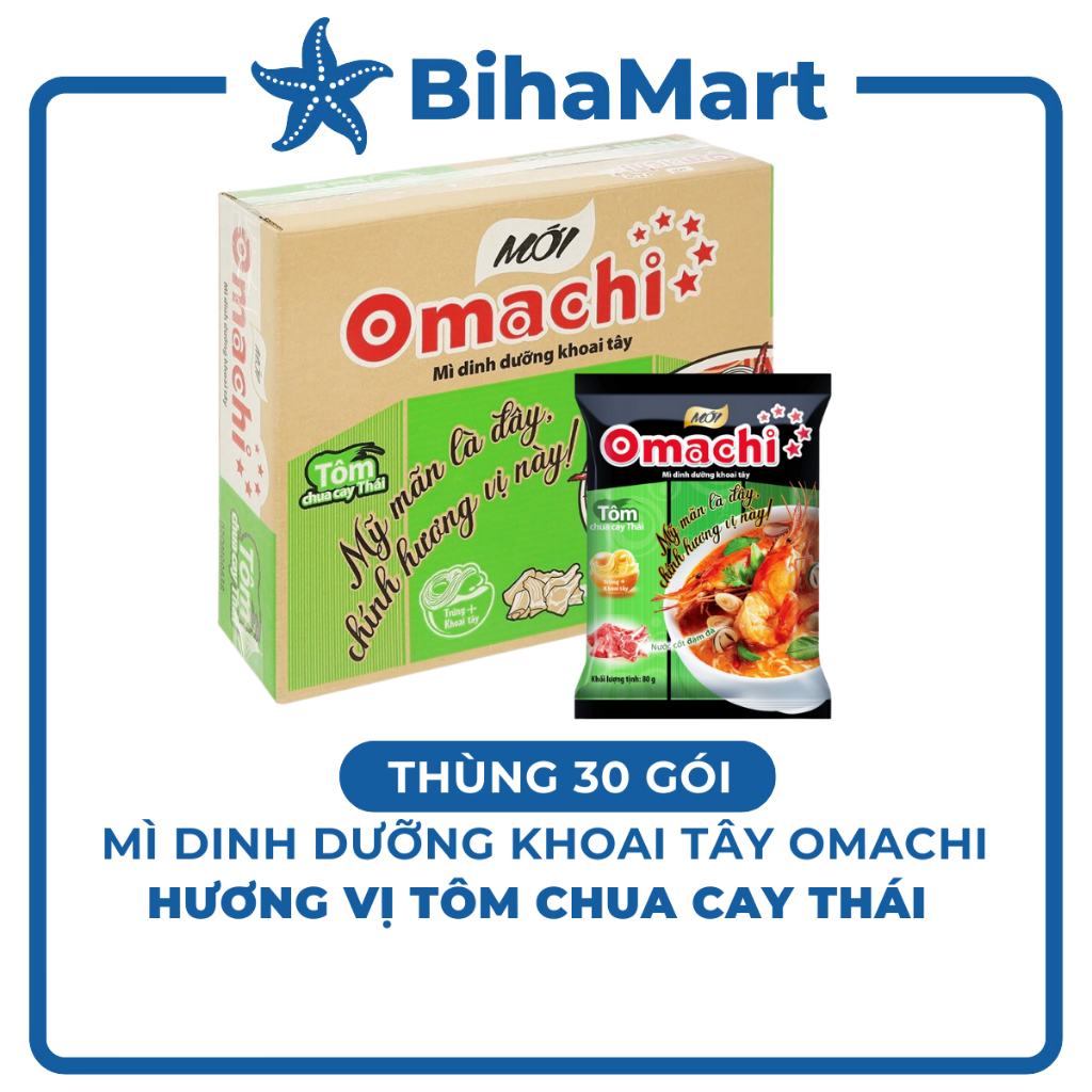[30 PACK BOX]-MASAN - Omachi potato noodles with Crayfish Hot Pot ...
