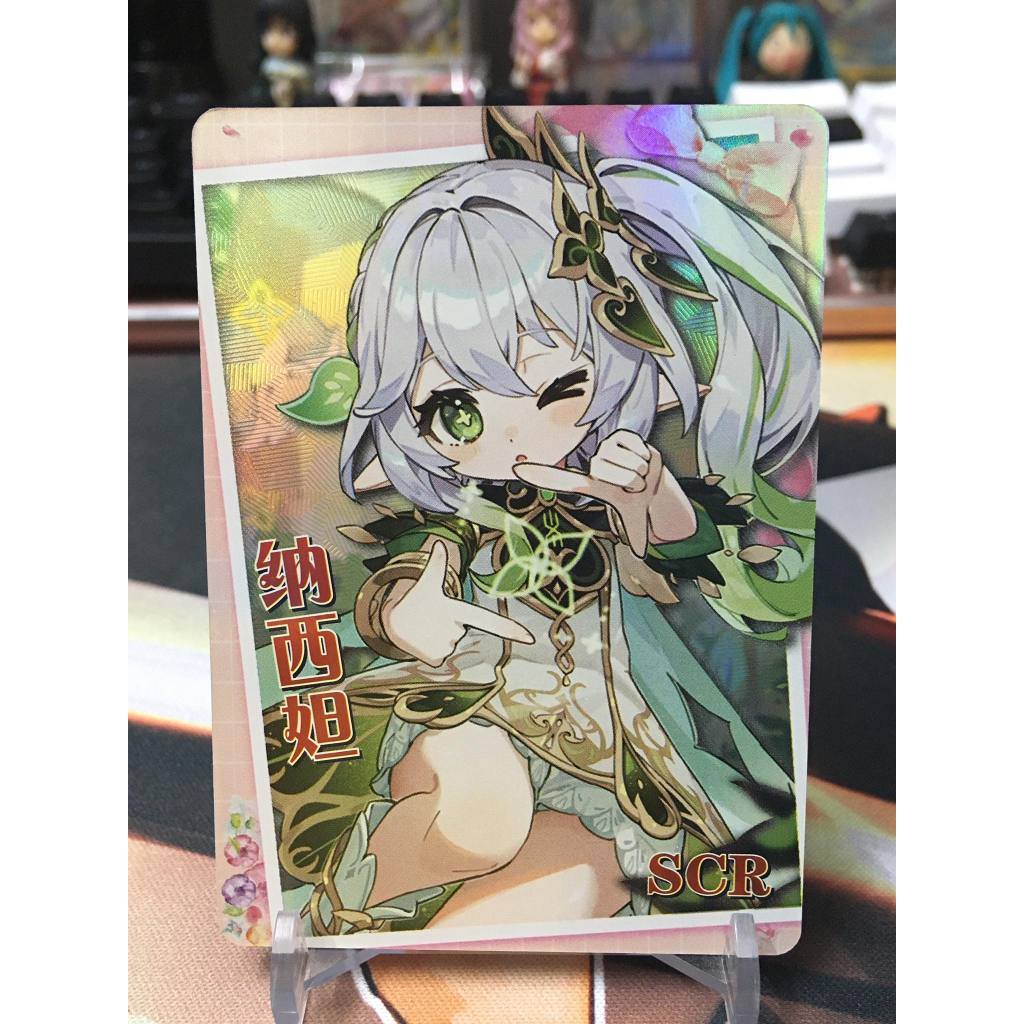 (Rain15) Nahida character card with rounded corners – Genshin Impact NS ...