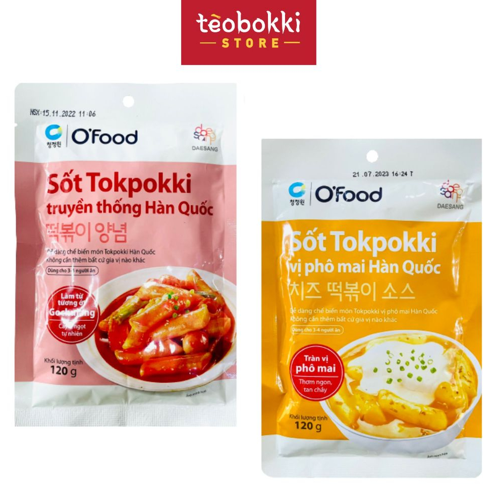 O'food Korean tokpokki rice cake sauce 120g | Shopee Philippines