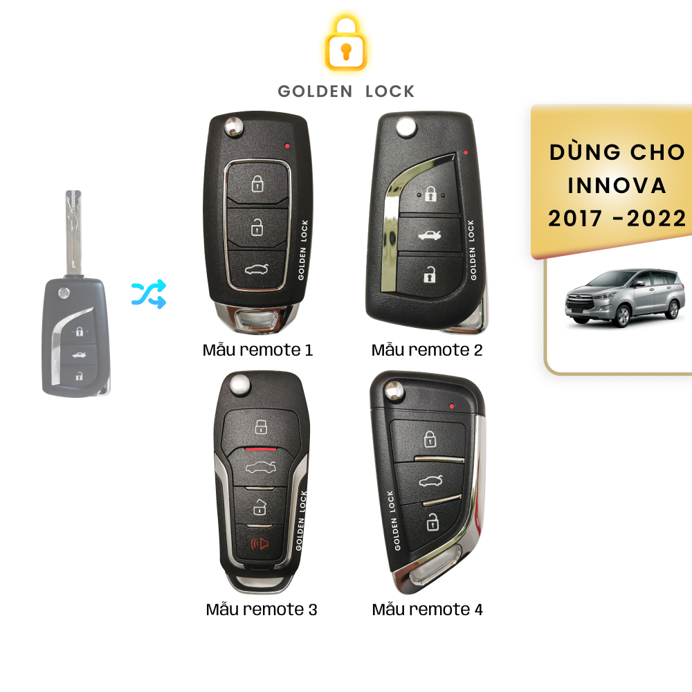 Toyota Innova 2017-2022 folding key | Shopee Philippines
