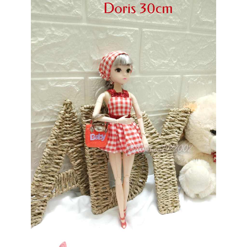 Lovely dress + hood Set - Doris/Barbie 30cm | Shopee Philippines