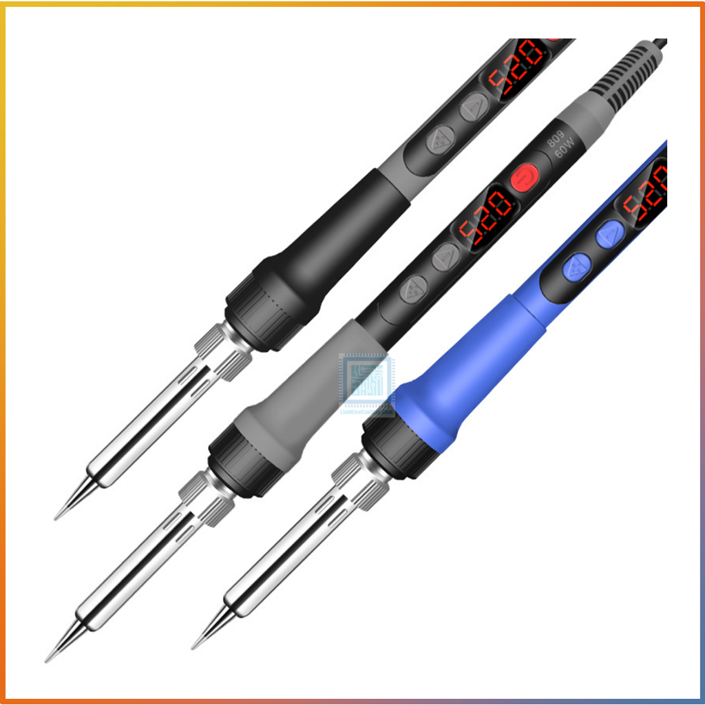 908s 90W Adjustable Heat Soldering Iron with LCD display (New version ...