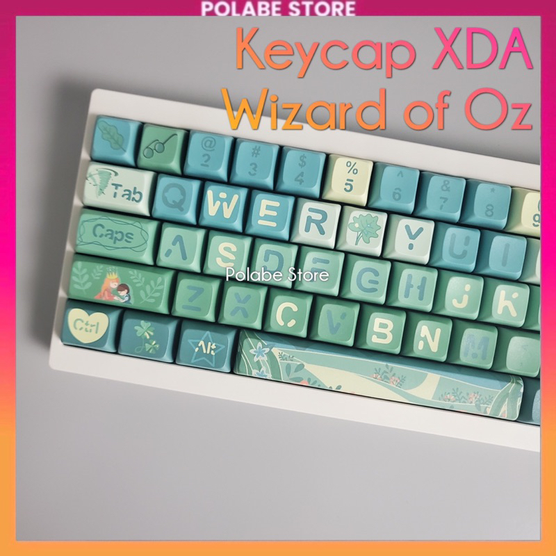 Keycap Wizard of Oz XDA profile PBT dyesub Polabe Store mechanical ...