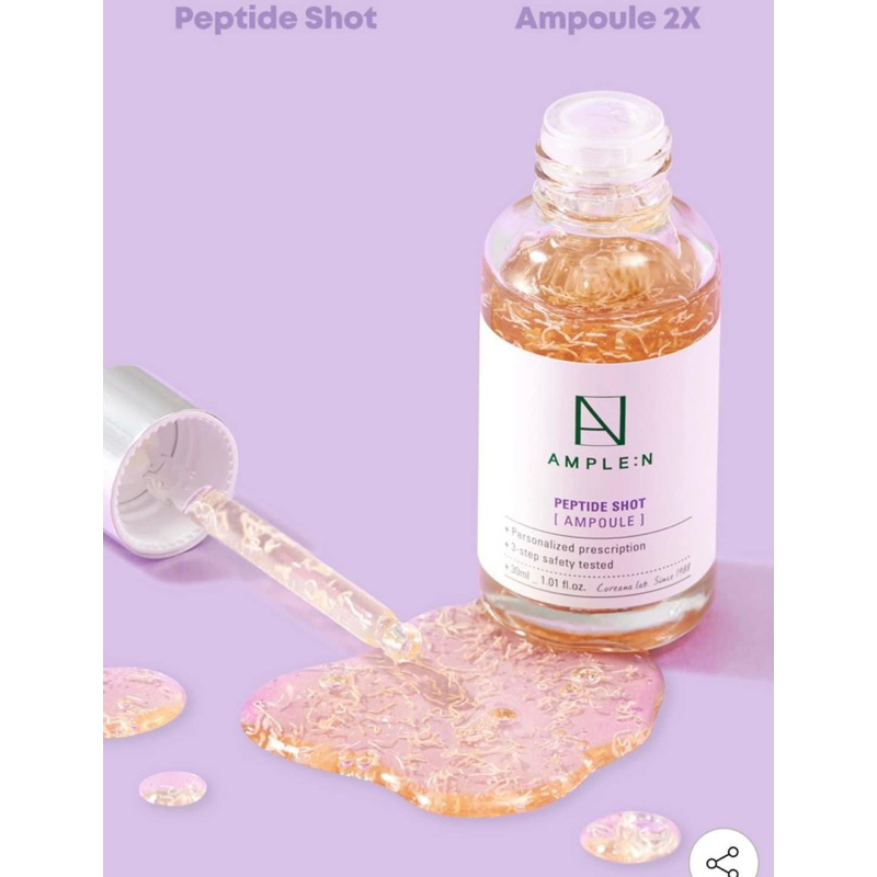 Coreana Ample:n peptide shot Ampoule Korean Anti-Aging + Brightening ...