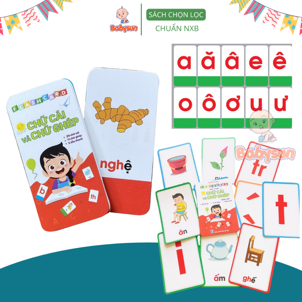 Set of 42 flashcards of Vietnamese Letters and Digraphs - smart ...