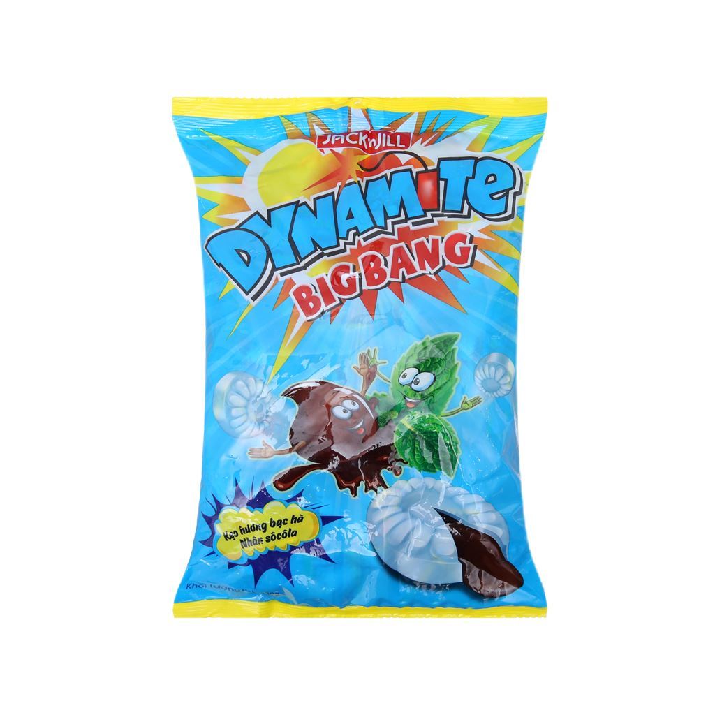 Dynamite Big Bang candy mint flavor with chocolate filling 330g pack ...