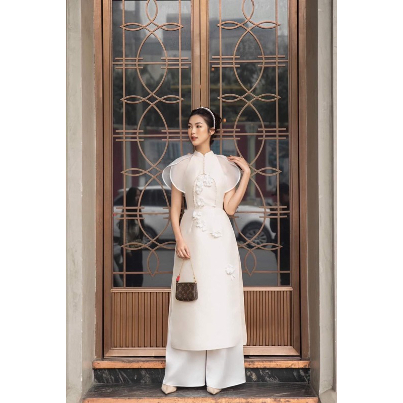 Paper design, Not clothes. Modern ao dai with stylized sleeves ...
