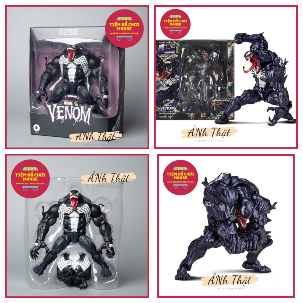Legends Venom Model With Motion Joints - SHF - Revoltech Full Box ...