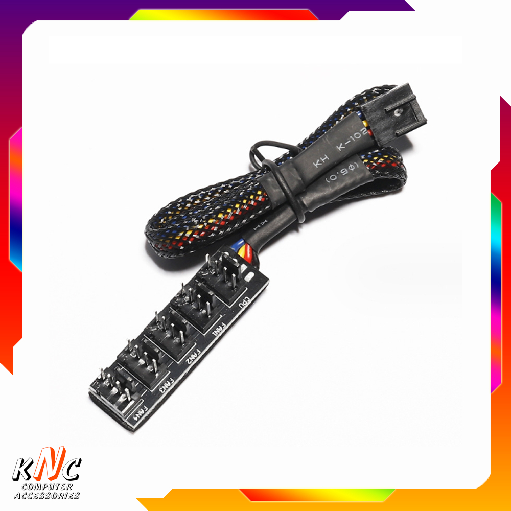 Mini Hub Set Splits 4Pin PWM CPU Fan Port to 5 Pin Speed Control ...