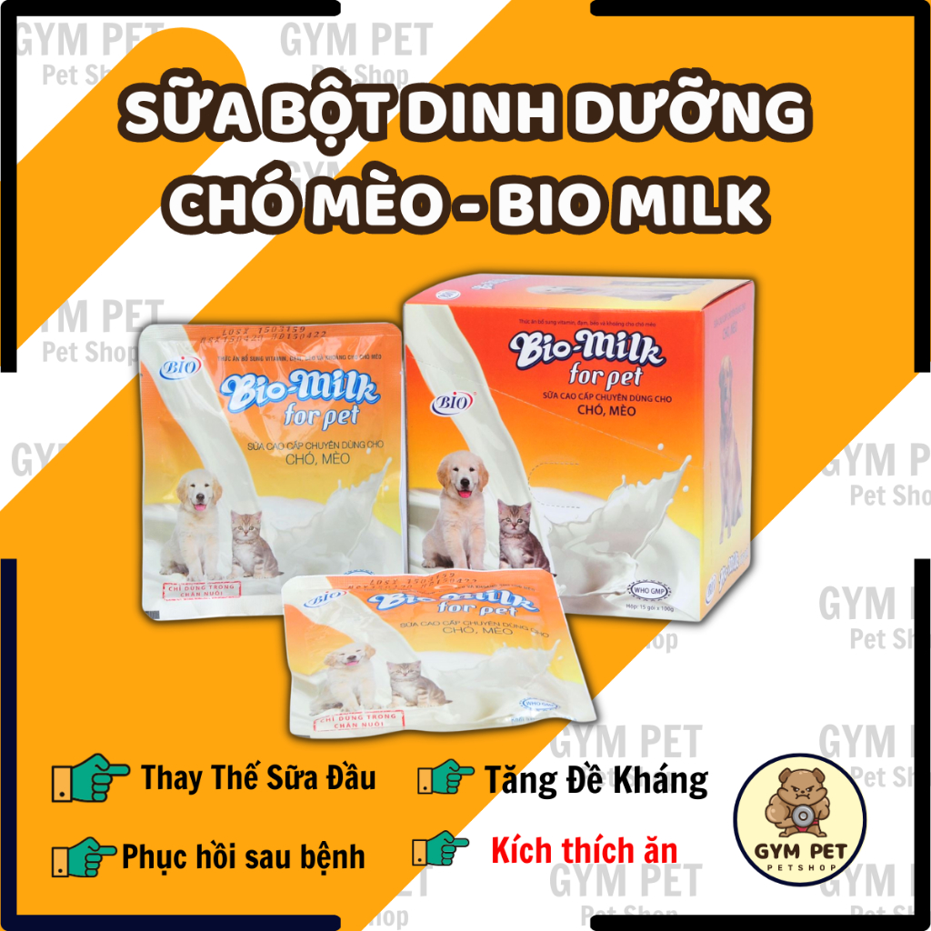 Bio Milk Powdered Milk for Dogs and Cats - Replaces Breast Milk ...