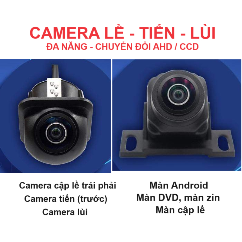 Side-mounted camera, multi-function forward camera, AHD / CCD ...