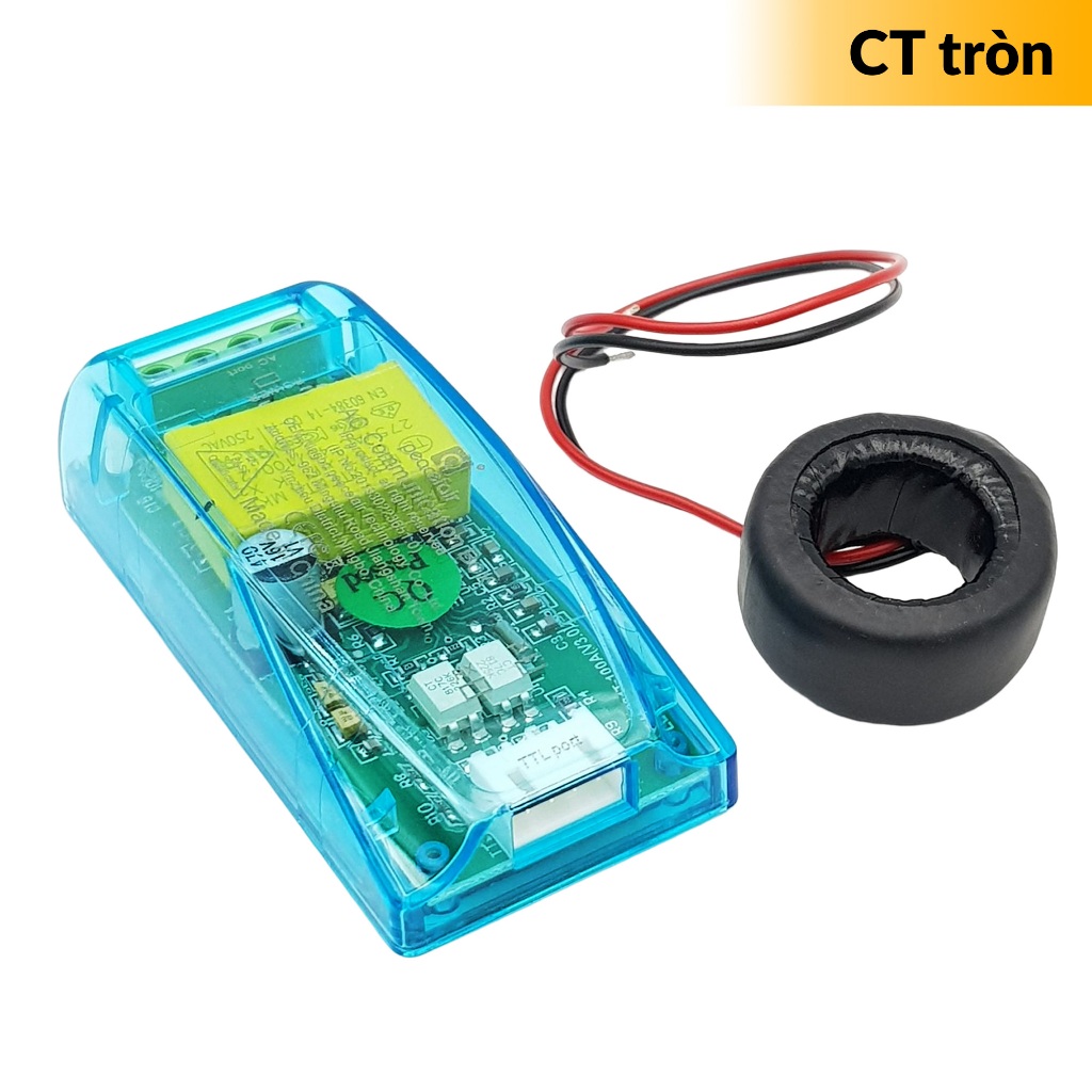 AC power measurement Module PZEM-004T round CT port 100A | Shopee ...