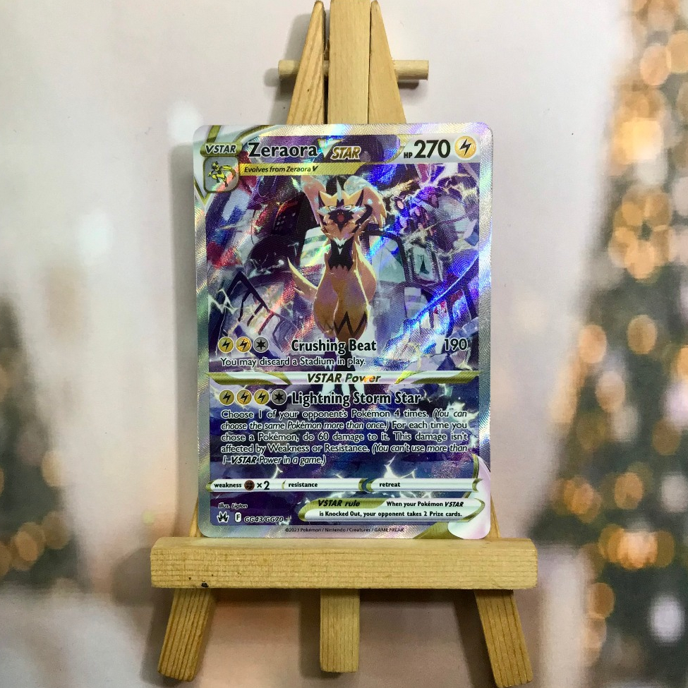 Pokemon Zeraora VSTAR GG43 / GG70 - Genuine English odd card | Shopee ...