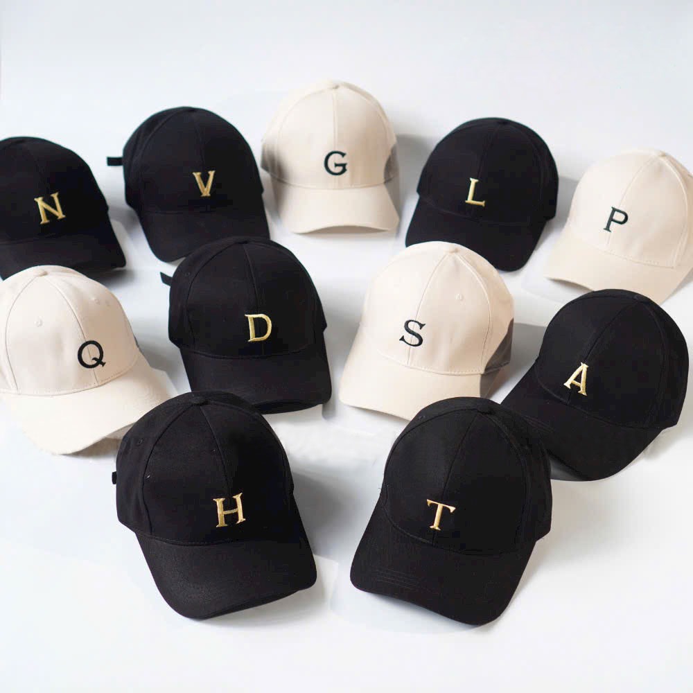 Cap Embroidered with Letters and Names Full 21 Letters From A -> Y ...
