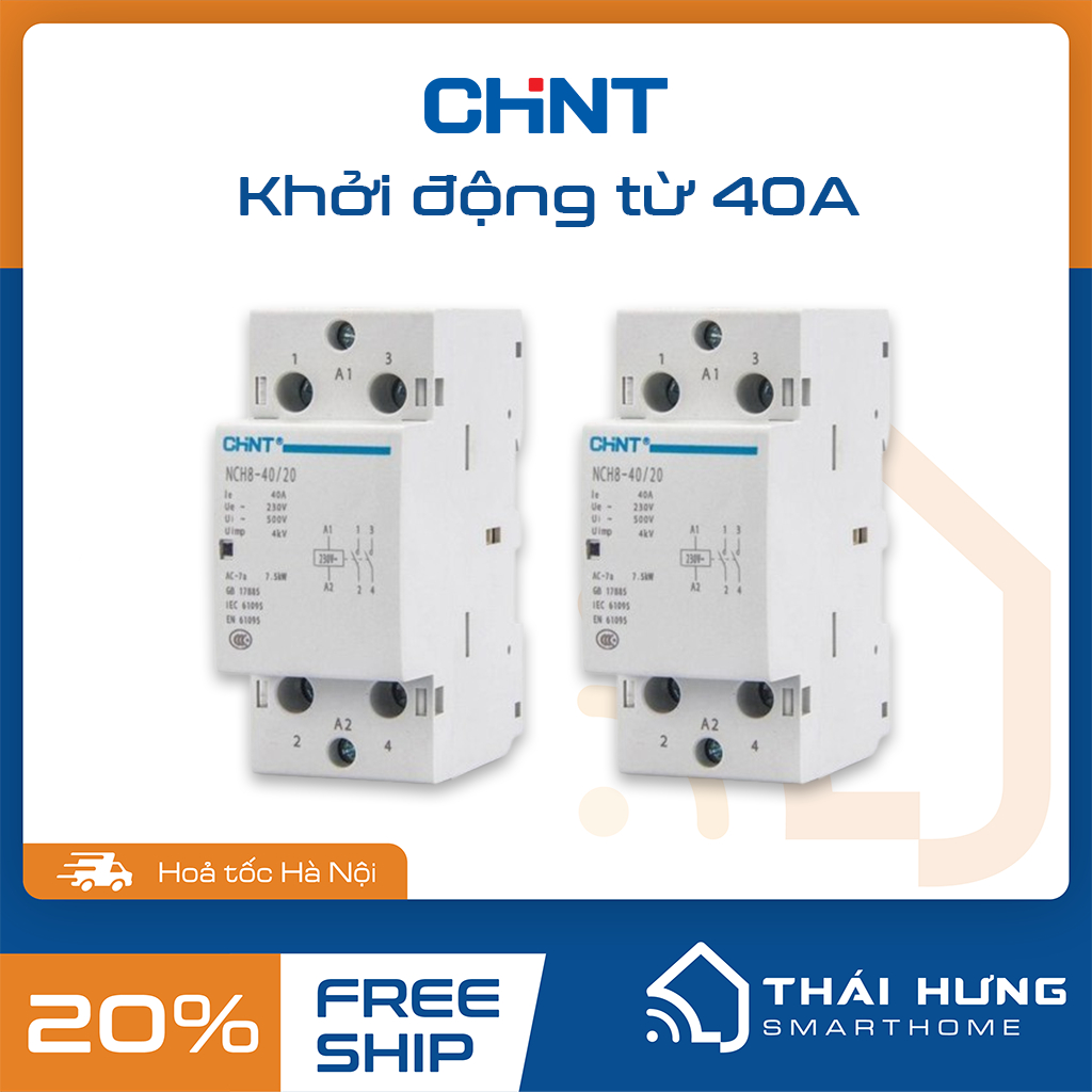 Starting from 1 phase CHINT 40A (Contactor) | Shopee Philippines
