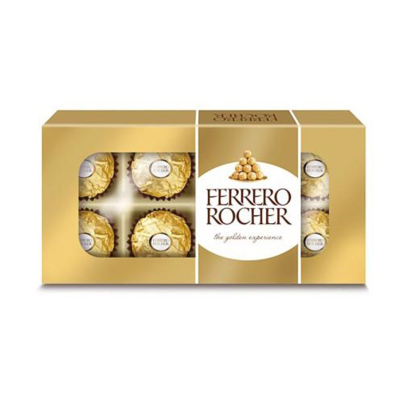 Ferrero Rocher chocolate Box of 8 - Paper box of 100g | Shopee Philippines