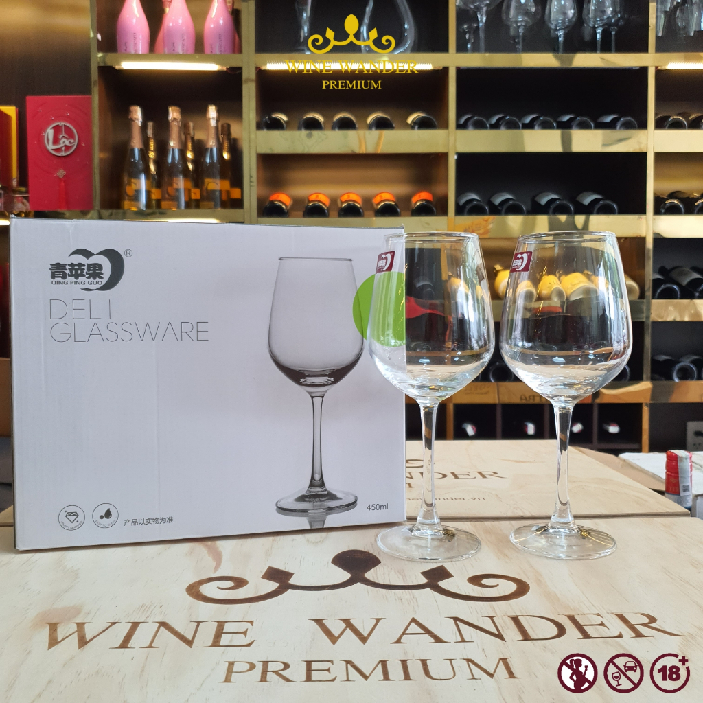 Deli Glassware 450ml Wine glass - Wine Wander | Shopee Philippines