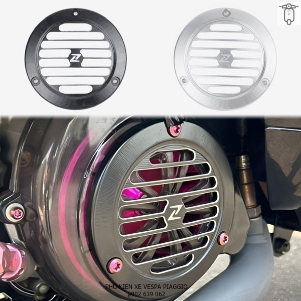 Zelioni Style Full Aluminum CNC Fan Cover For Vespa Sprint Primavera ...
