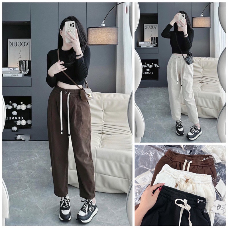 Baggy pants made of type 1 welded umi felt material, thick, smooth ...