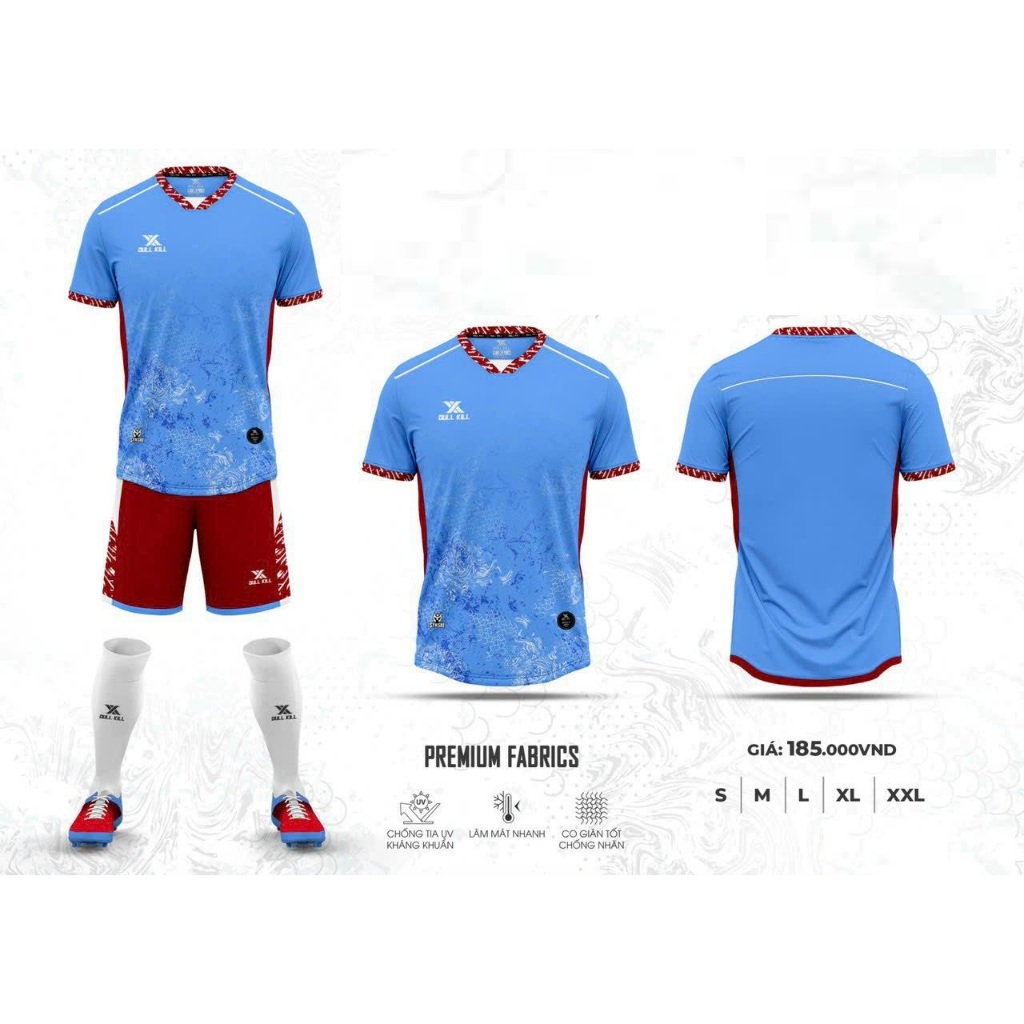 Akl004 - FOOTBALL SHIRT WITHOUT LOGO DESIGNED SENSHI SEA BLUE | Shopee ...