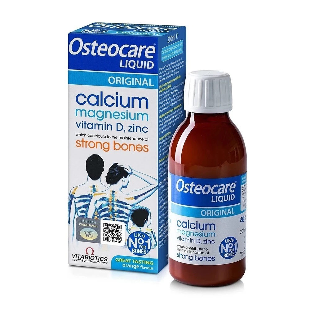 Osteocare Liquid Original Vitabiotics Calcium - Supports Children's ...