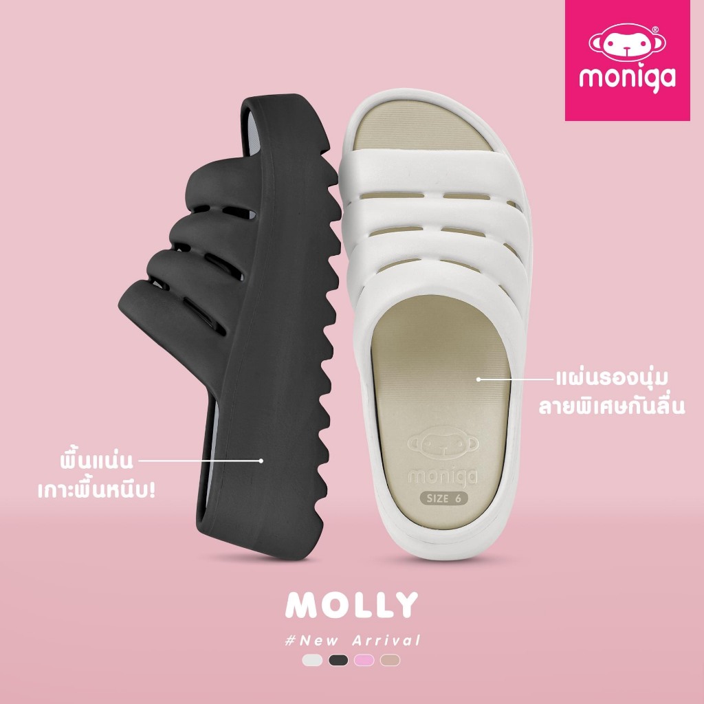 [Women's Sandals] Moniga Molly brand 5cm high Thai women's cross-strap ...