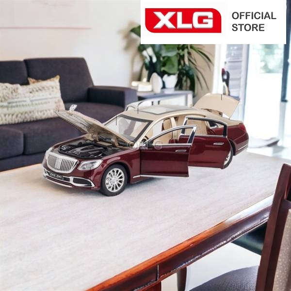 Mercedes BENZ S600 Maybach 1:24 XLG model car made of alloy with led ...