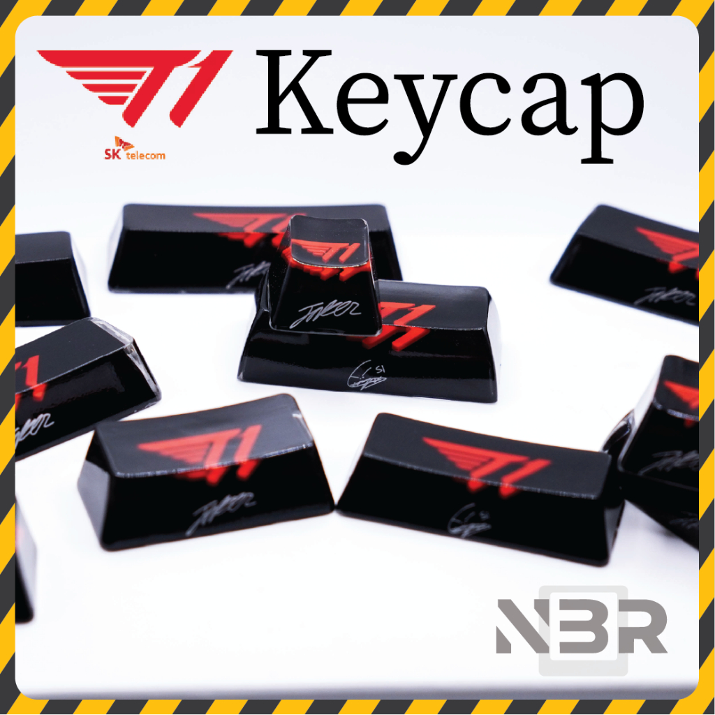 Keycap Logo T1 LOL With Faker Signature decorates mechanical keyboard ...