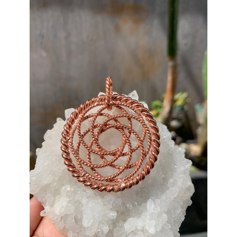 2-frequency red copper tensor necklace 144mhz and 177mhz | Shopee ...