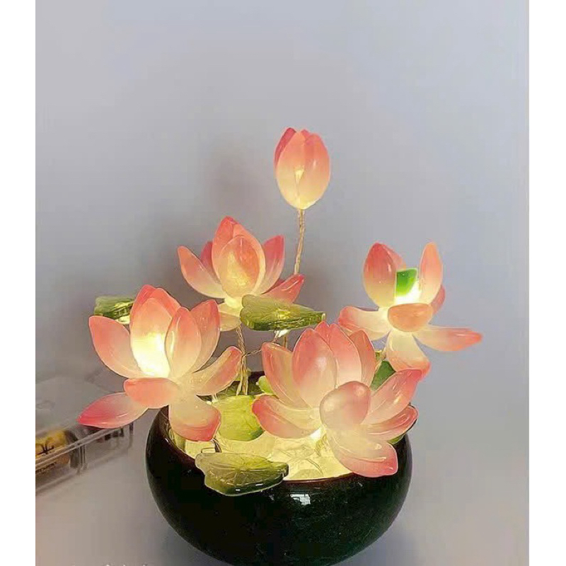 Mini electric lotus pot displays Buddha altar | Shopee Philippines