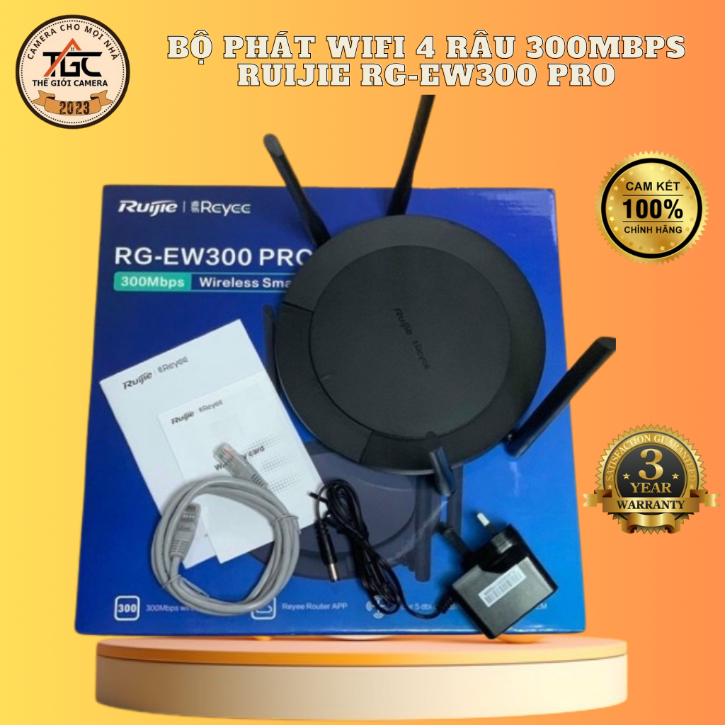 300mbps 4-band WiFi transmitter, managed via Ruijie RG-EW300 PRO EW300 ...