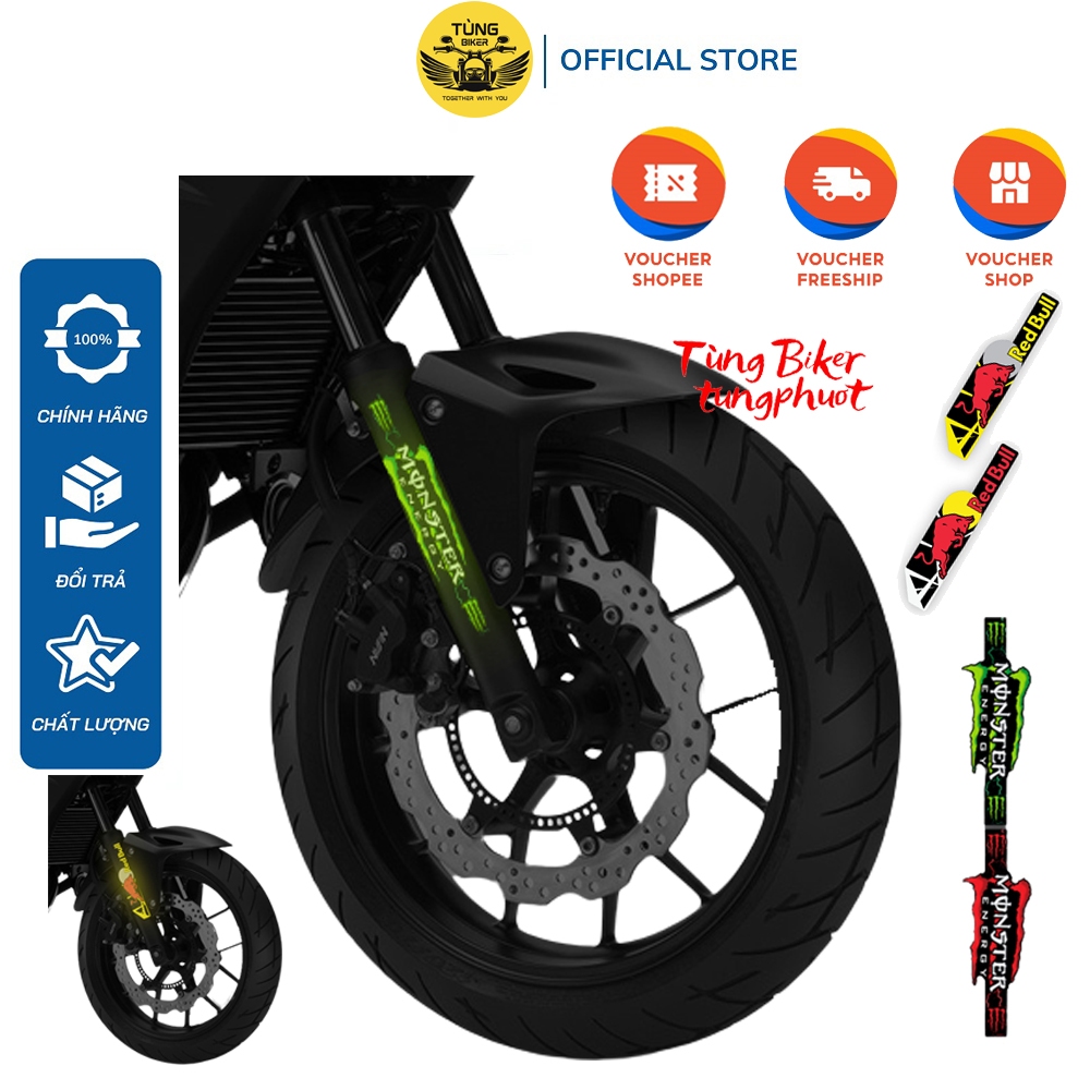 Reflective Motorcycle Fork Sticker, Front Fork Decal for All Models of ...