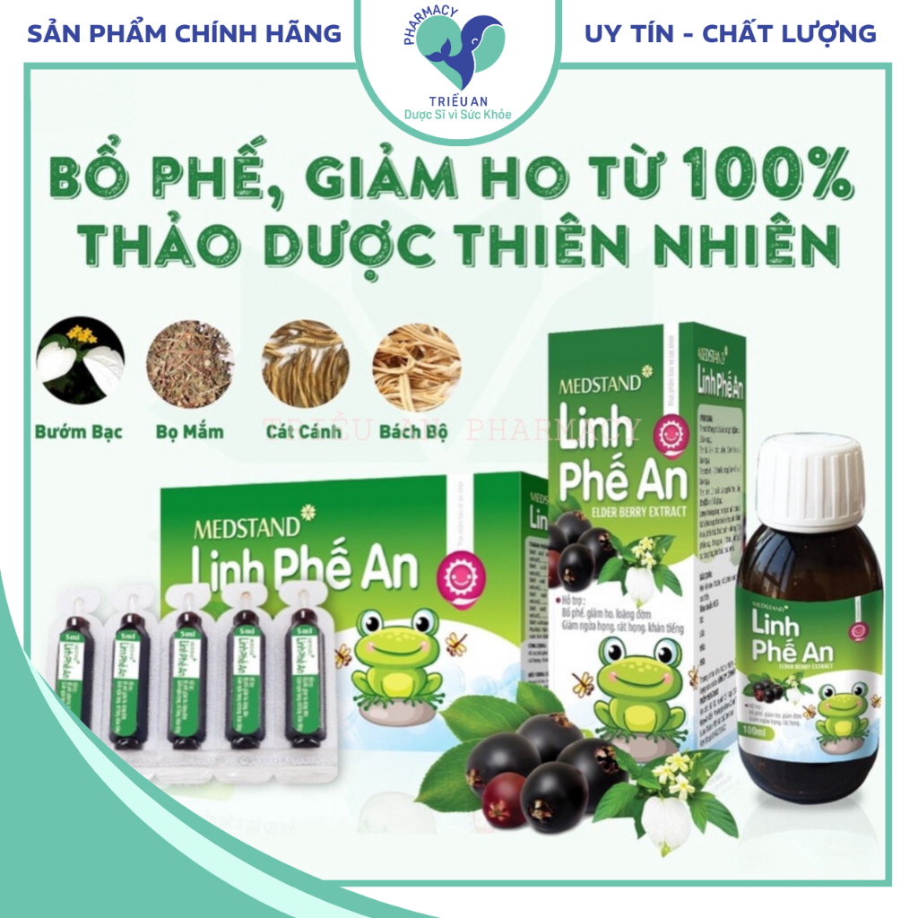 [MEDSTAND] Linh PHU AN HERBAL Cough SIRO (BOX OF 20 TUBE, 100ML BOTTLE ...
