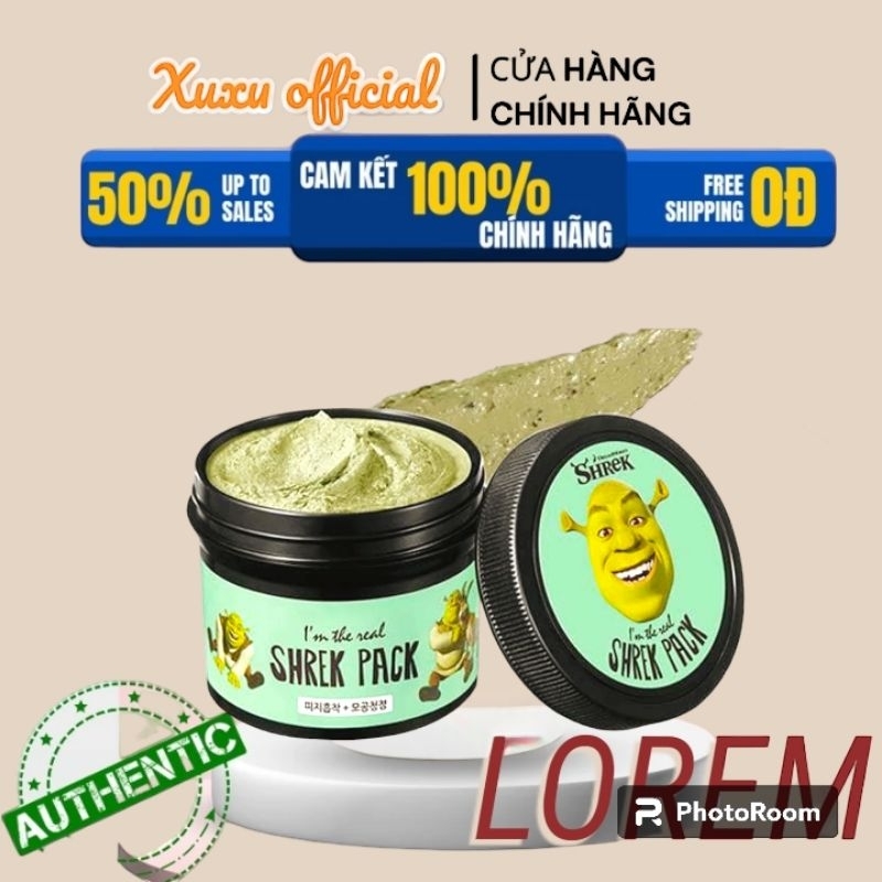 Dreamworks I'm The Real Shrek Pack Mint Clay Shrek Mask | Shopee ...