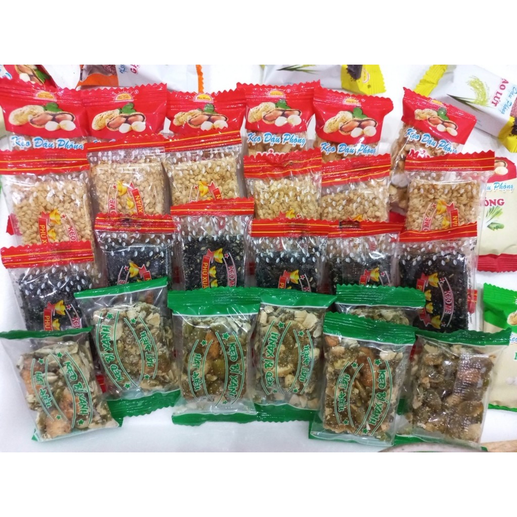 [CNY 2023] 1kg Candy CNY MIX many types - Peanuts, cashews, black ...