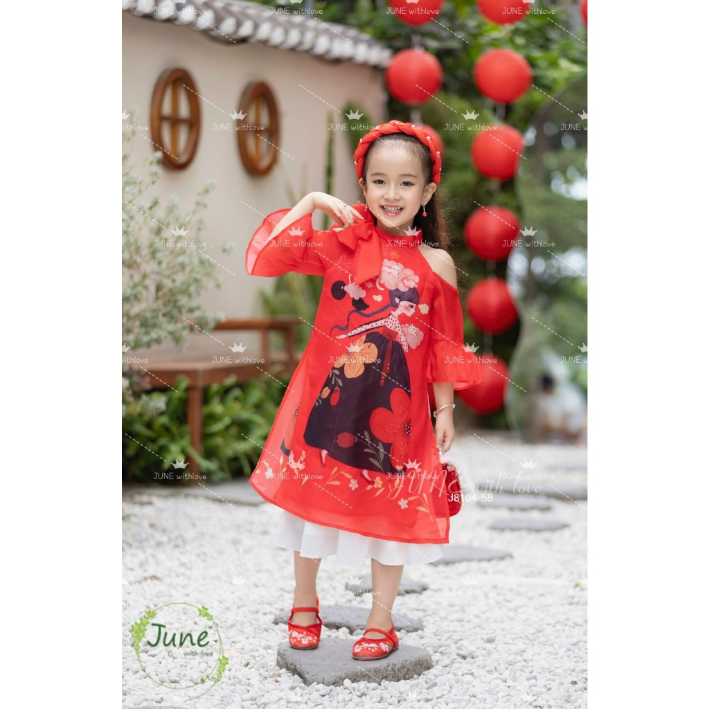Tet Dress PONY And Little Girl Silk Chiffon Dress SATIN Baby Girl ...