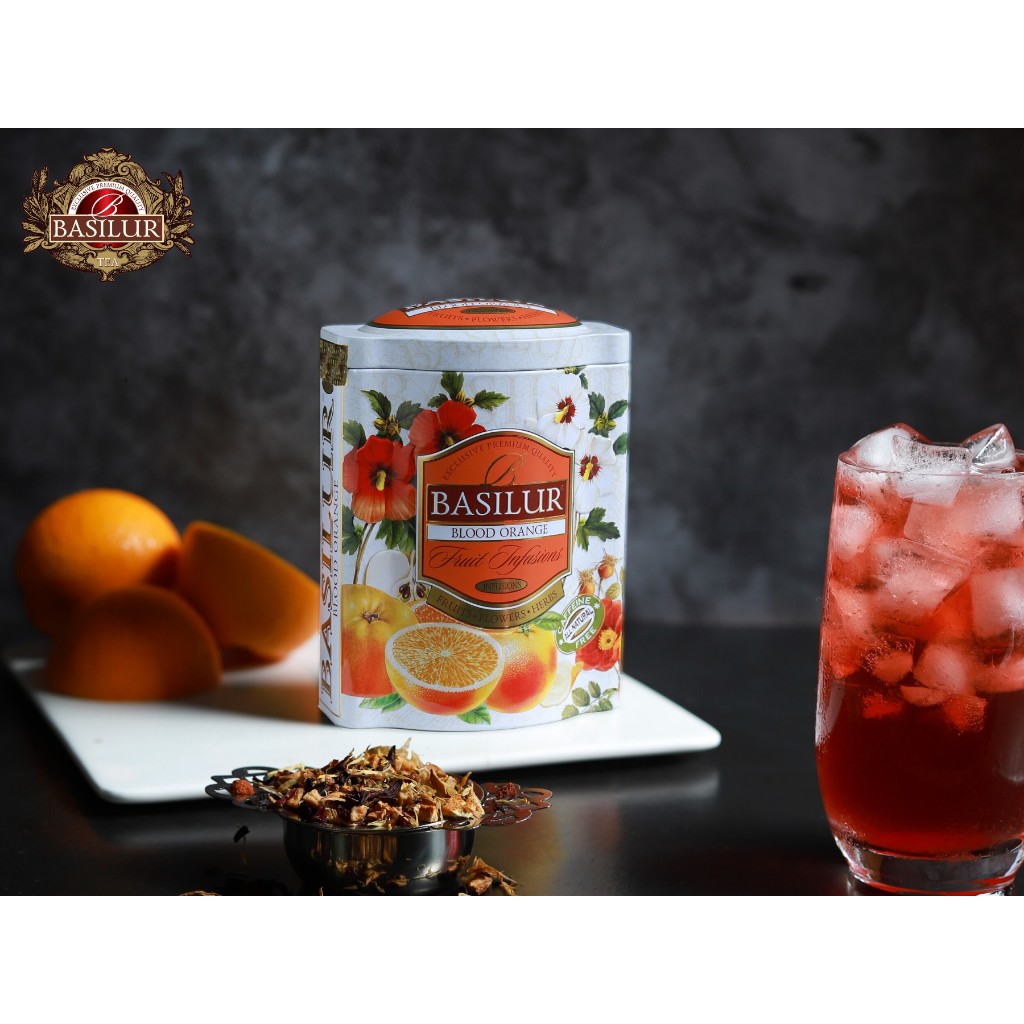Basilur FRUIT INFUSION BLOOD ORANGE TEA 100G | Shopee Philippines