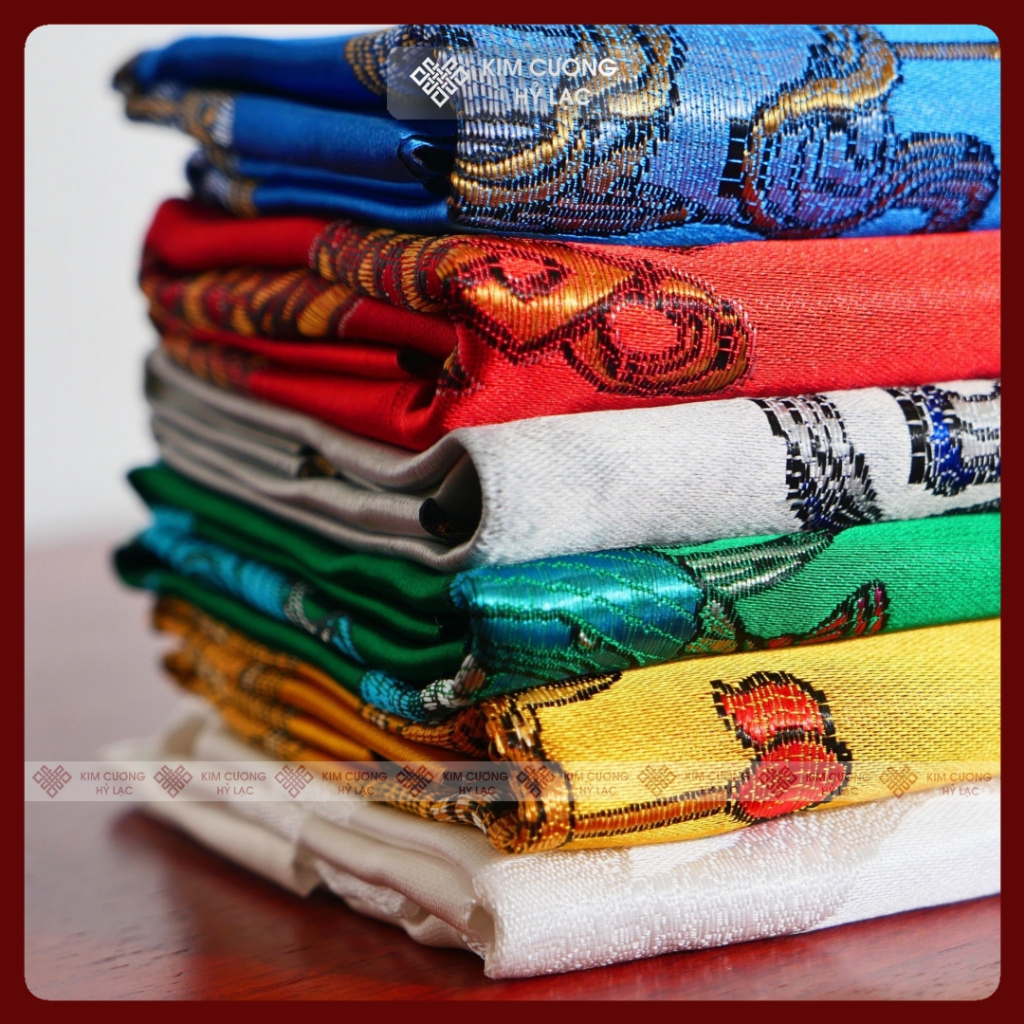 Khata Scarf Tibetan Tantric Blessing Scarf [Diamond of Joy] Auspicious ...