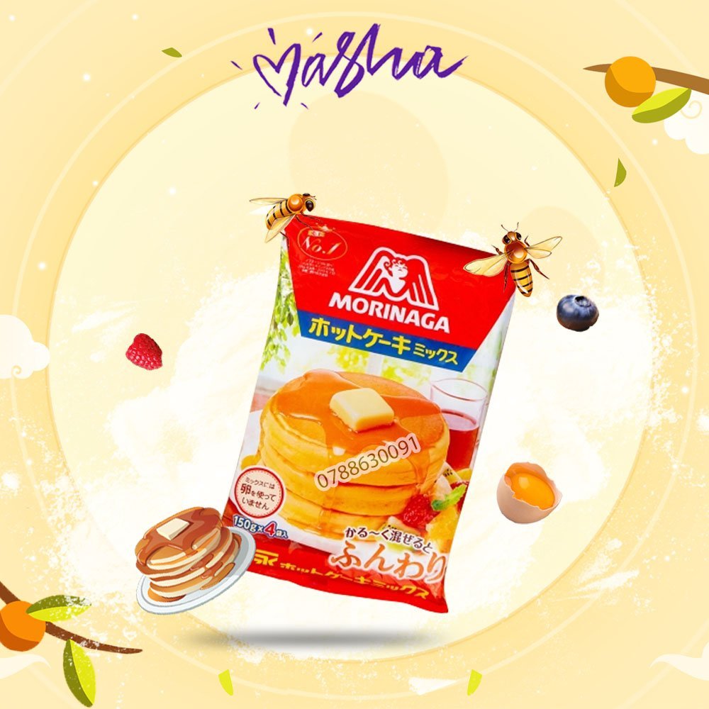 Pancake Morinaga Cake Flour 600g - Domestic Japanese Goods | Shopee ...
