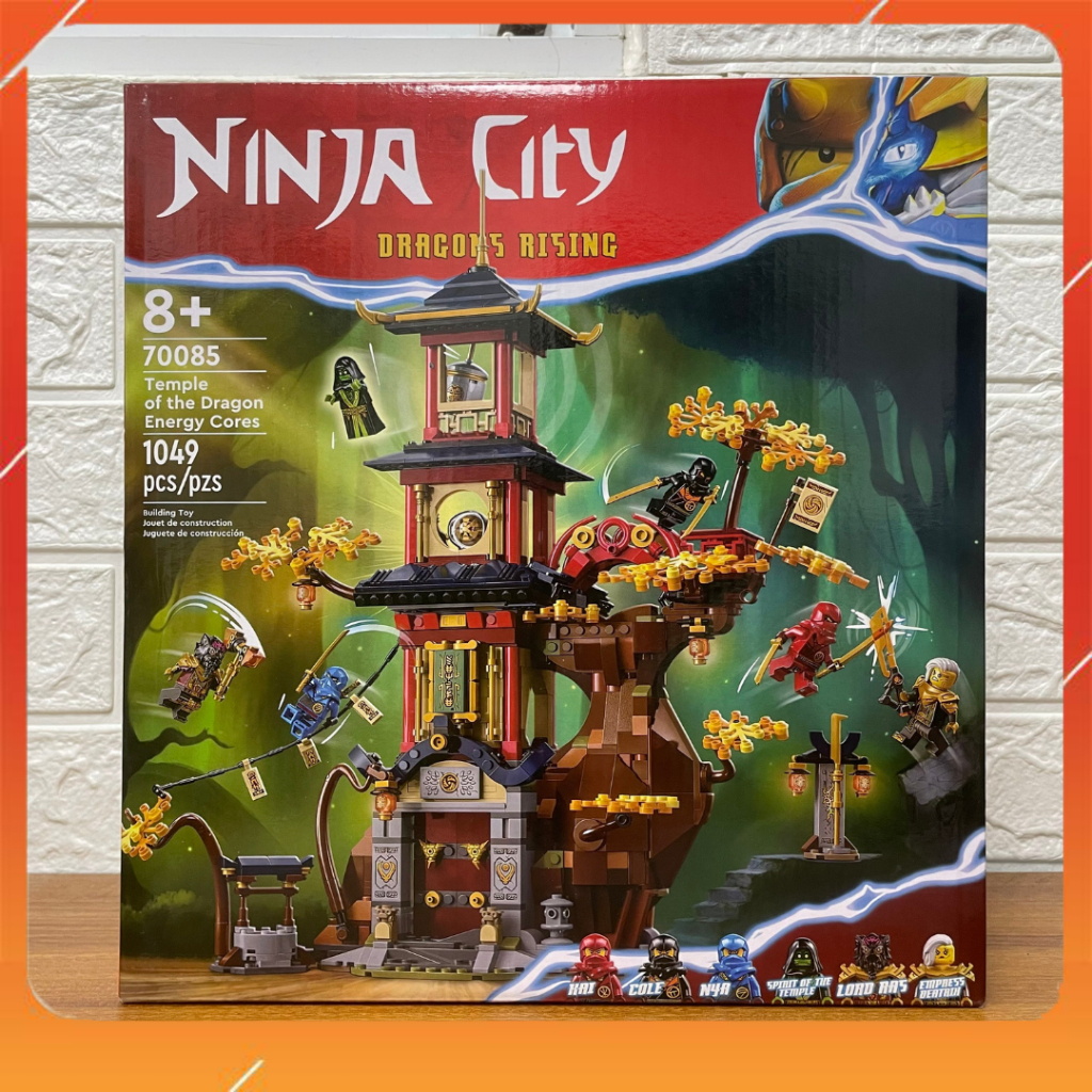 Ninja Assembly Toy NINJA Temple Of The Dragon Energy Cores 70085 71785 ...