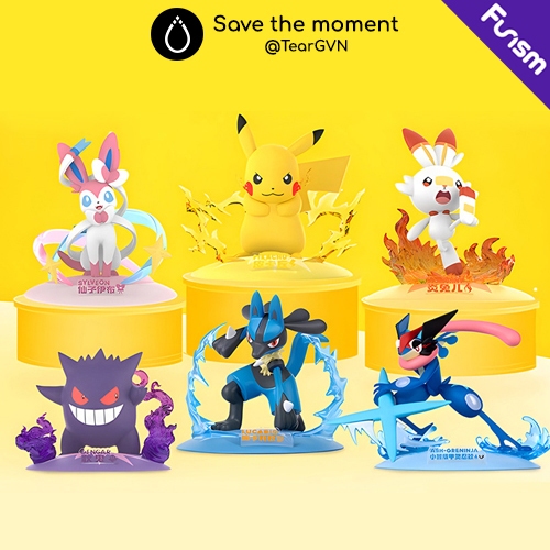 Genuine Pokemon Funism Model Includes Pikachu, Gengar, Lucario, Ash ...